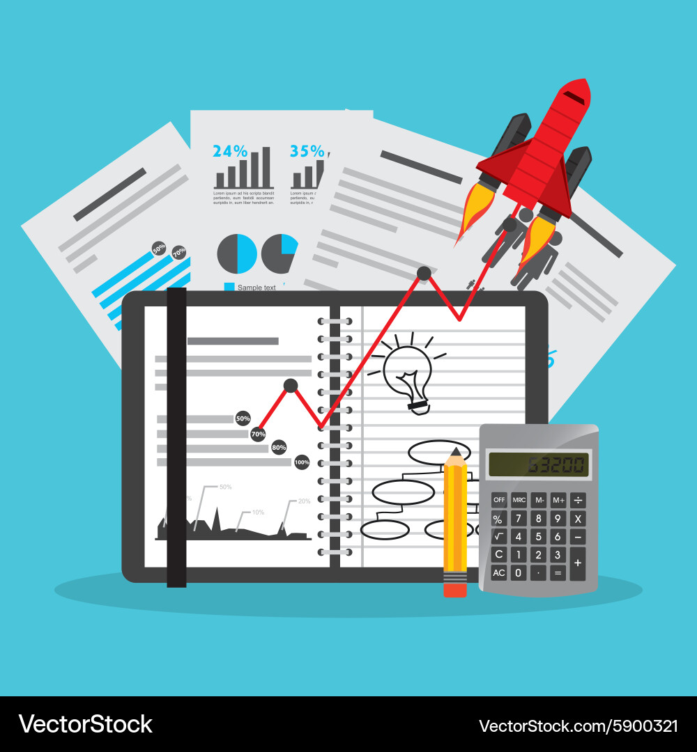 Business planning Royalty Free Vector Image - VectorStock