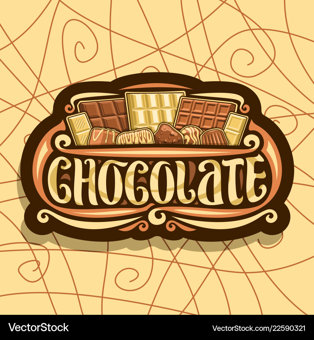 Logo for chocolate Royalty Free Vector Image - VectorStock