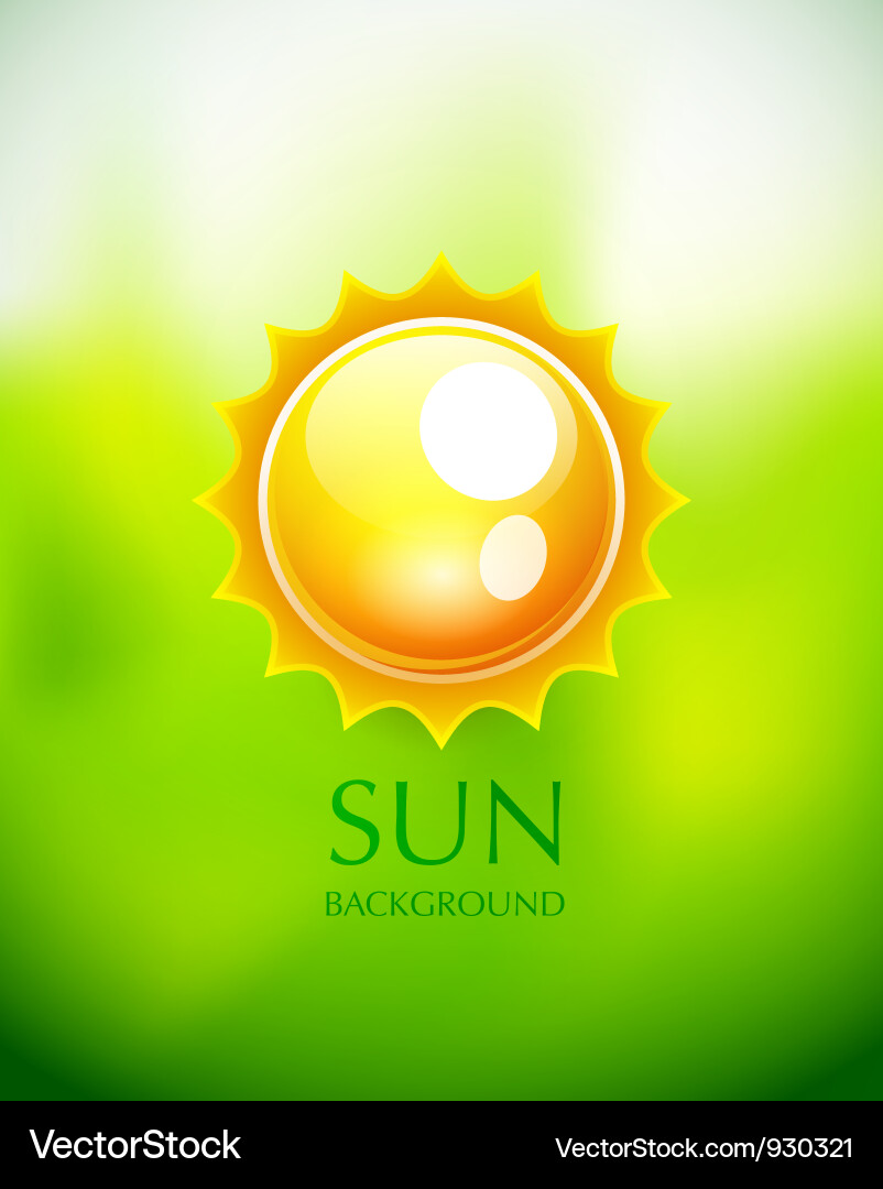 Sun background Royalty Free Vector Image - VectorStock