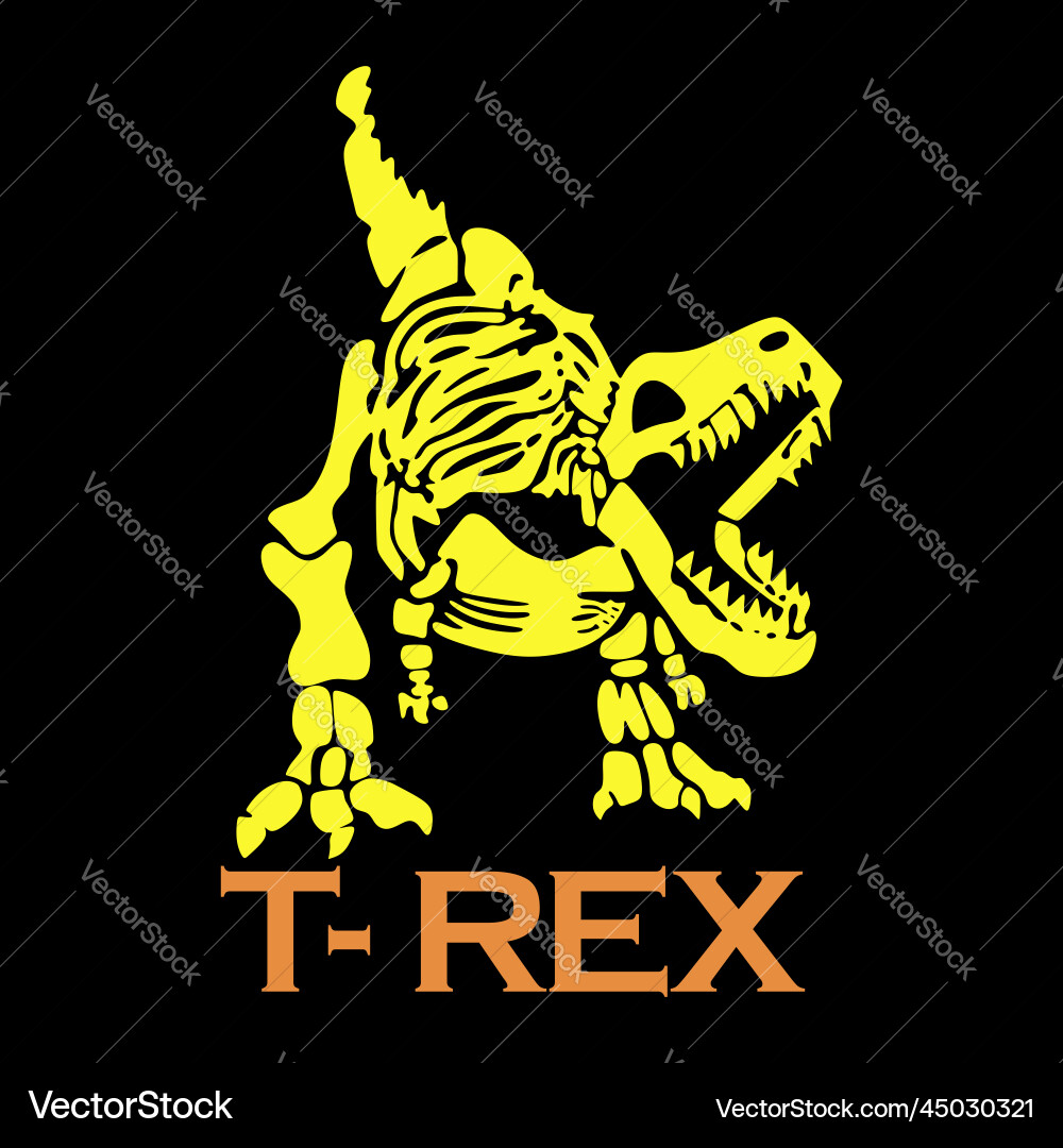 T-rex dinosaur Royalty Free Vector Image - VectorStock