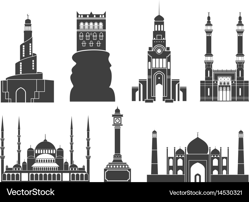 Western asia Royalty Free Vector Image - VectorStock