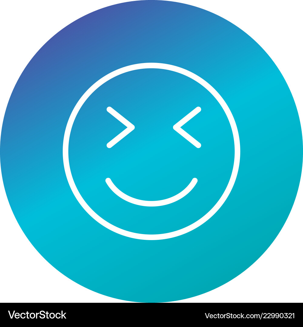 Wink emoji icon Royalty Free Vector Image - VectorStock
