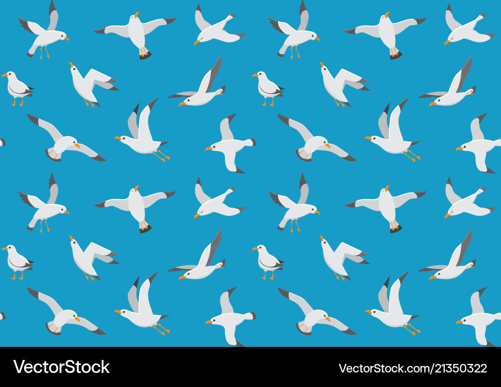 Pattern Seabird Bird Vector Images (over 370)