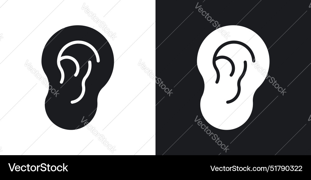 Ear icon Royalty Free Vector Image - VectorStock