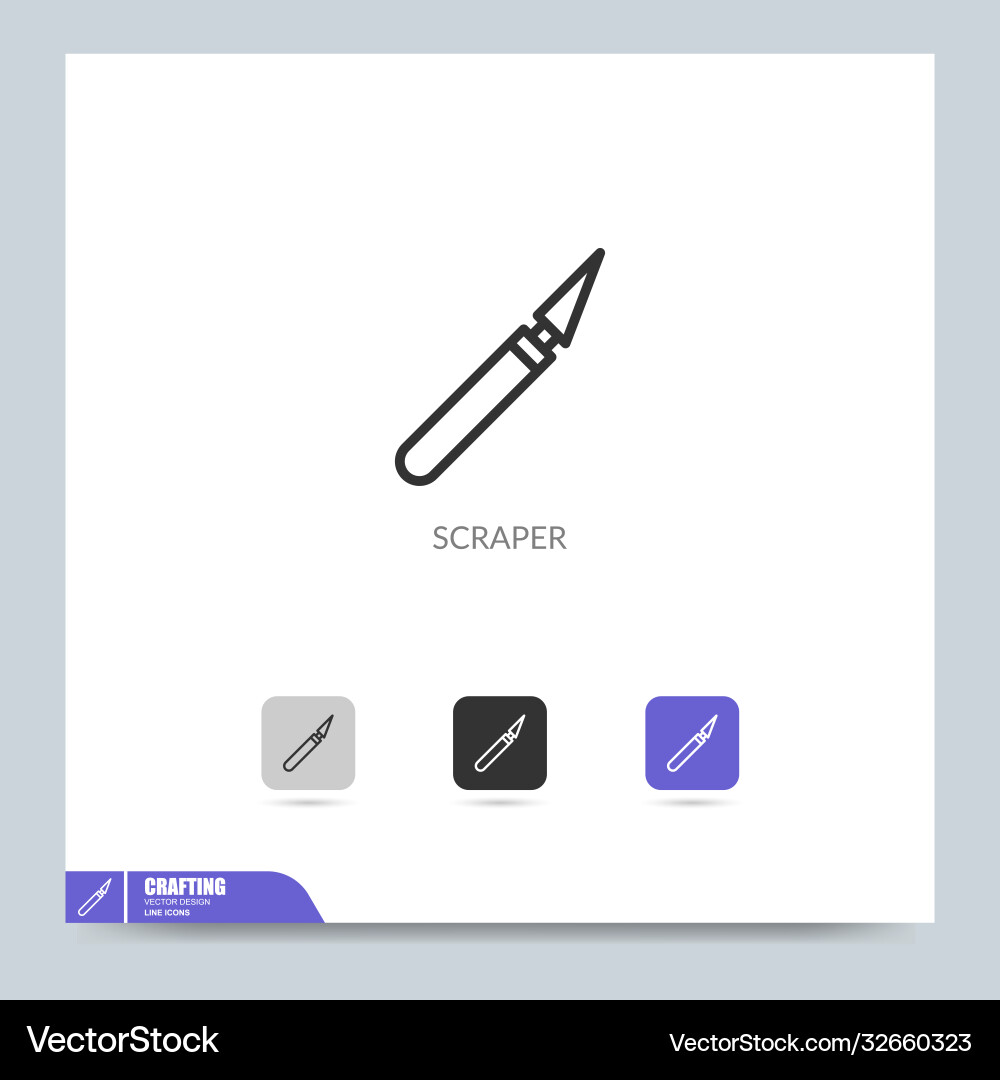 Modern crafting icon symbol logo graphic design Vector Image