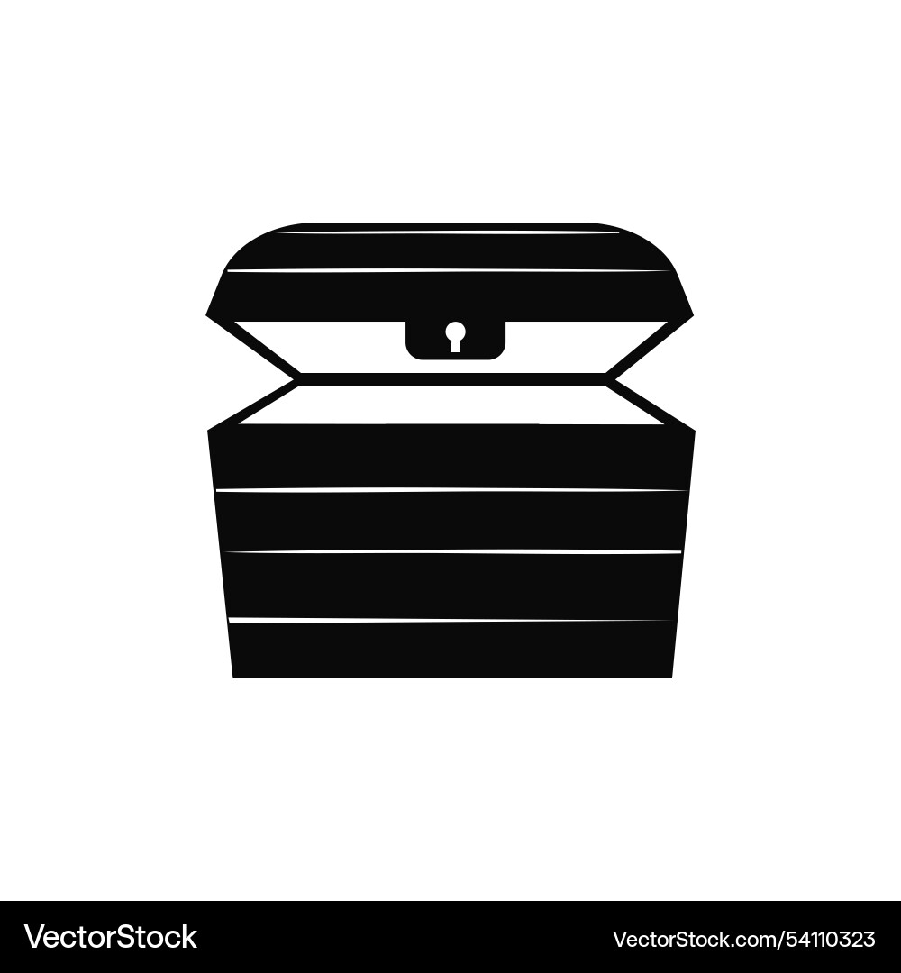 Wooden chests with treasure Royalty Free Vector Image