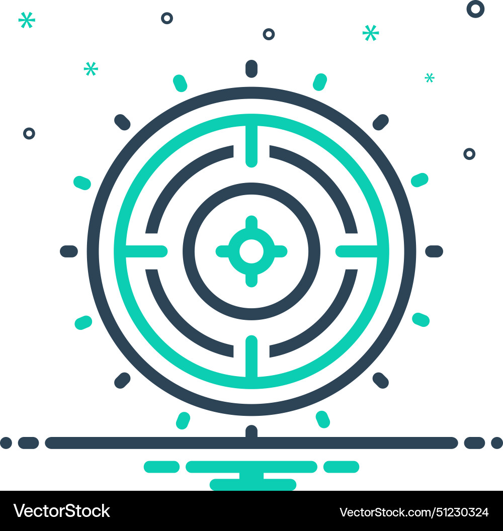 Aim Royalty Free Vector Image - VectorStock