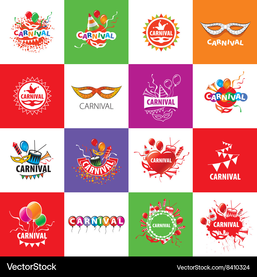 Carnival logo Royalty Free Vector Image - VectorStock