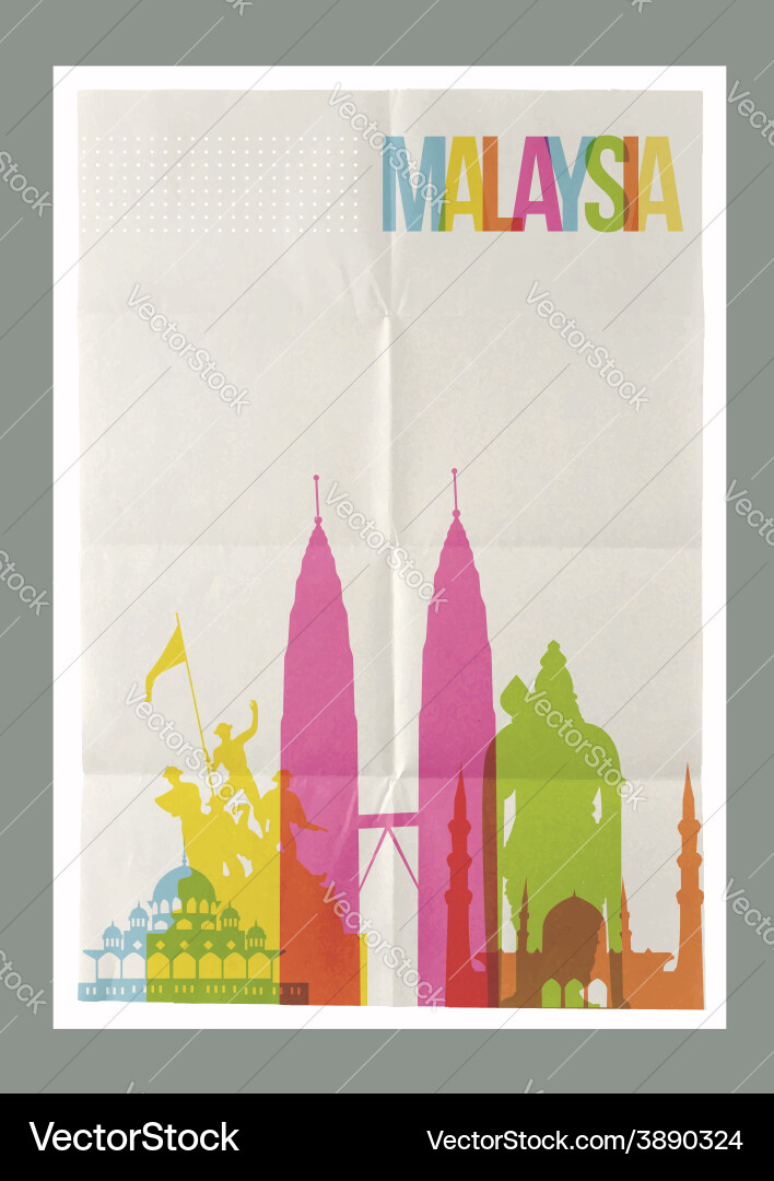 Malaysia Royalty Free Vector Image - VectorStock