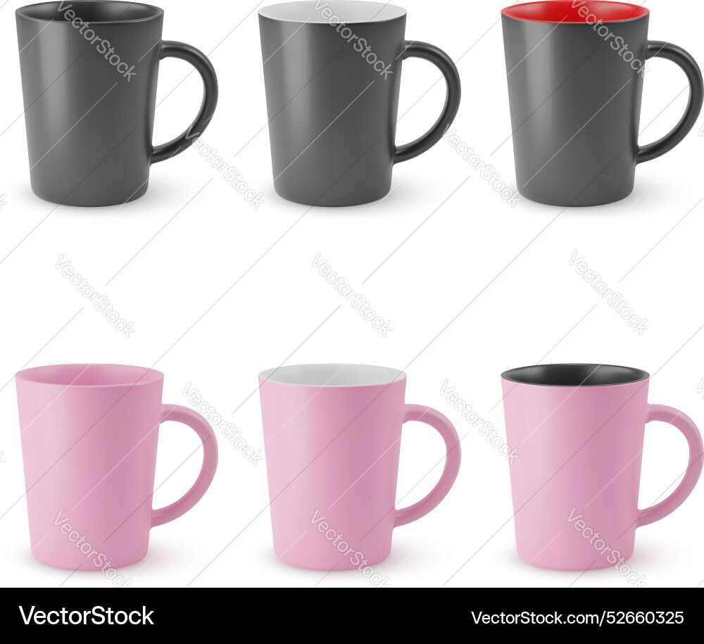 Empty cup Royalty Free Vector Image - VectorStock