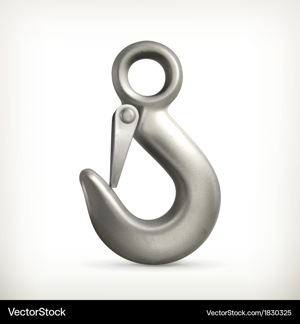 Lifting hook Royalty Free Vector Image - VectorStock