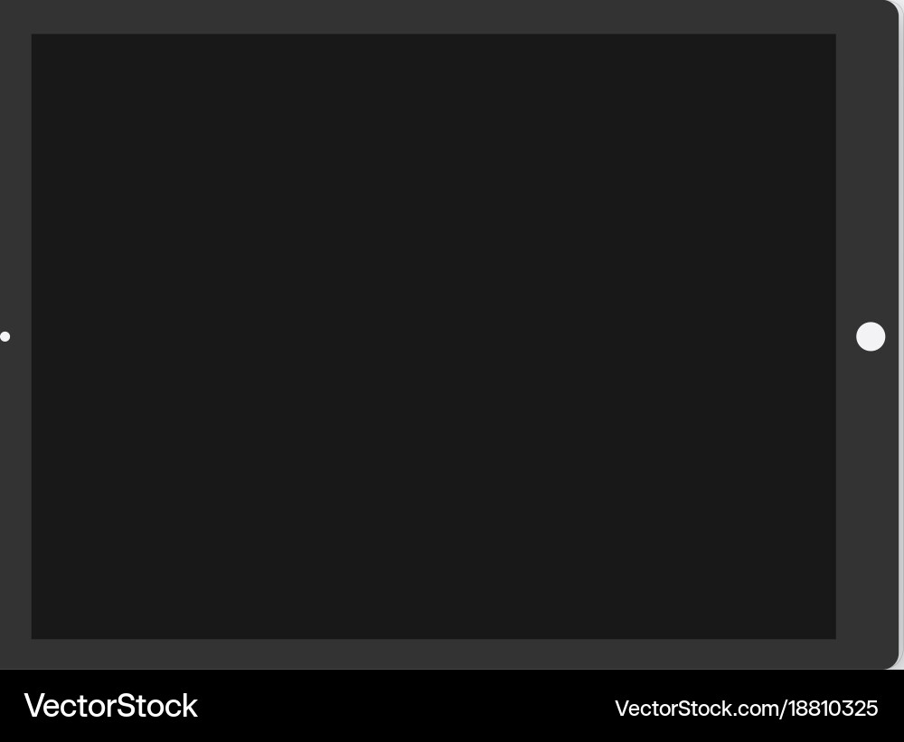 Tablet ipad Royalty Free Vector Image - VectorStock