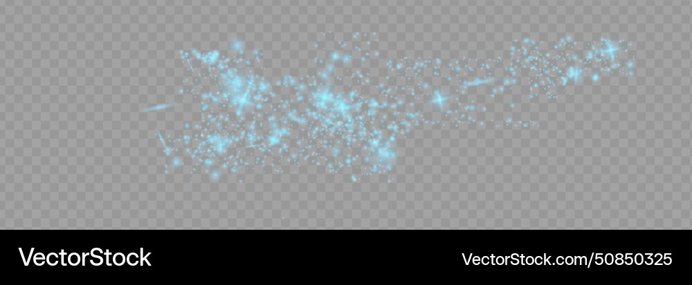 Yellow dust beautiful light flashes Royalty Free Vector