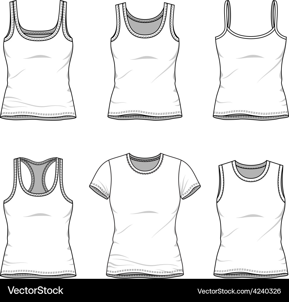 Clothing set Royalty Free Vector Image - VectorStock