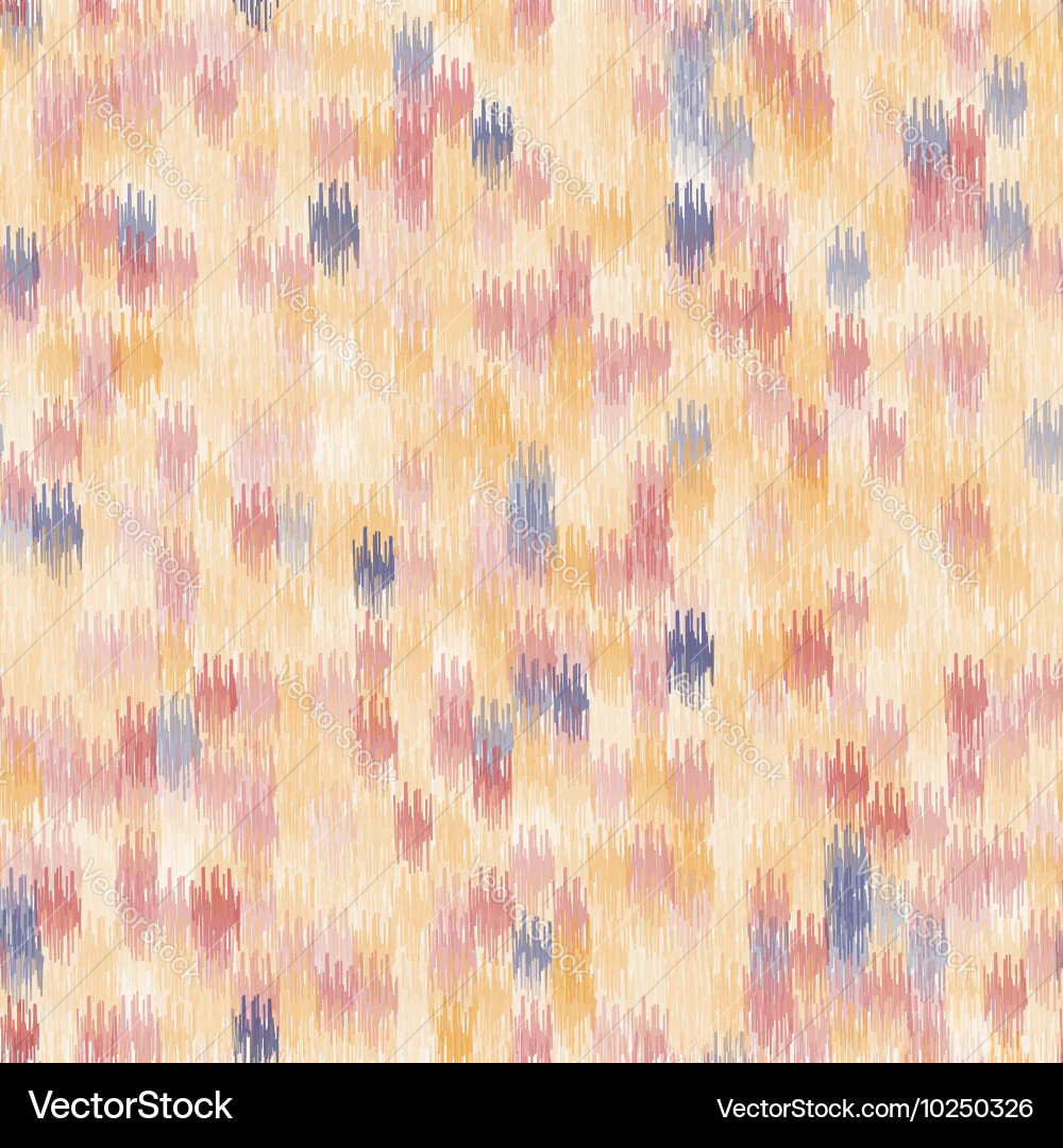 Ikat Geometric Pattern Fabric Royalty Free Vector Image