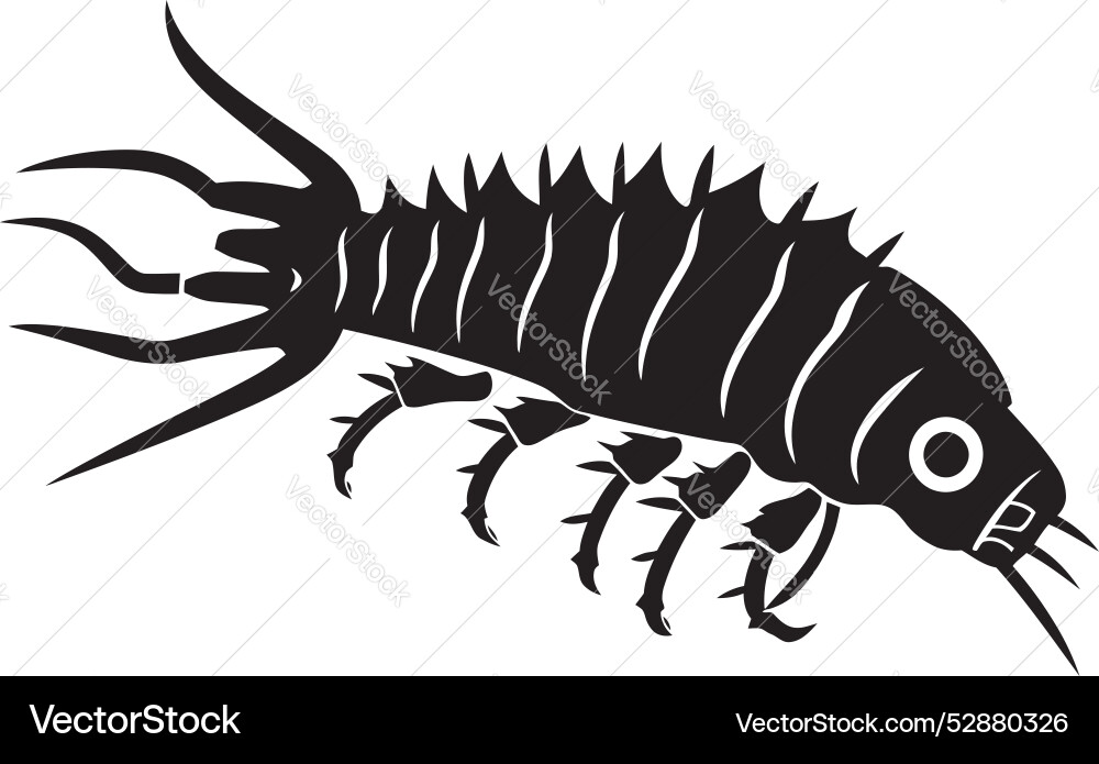 Majestic silverfish logo silverstream excellence Vector Image