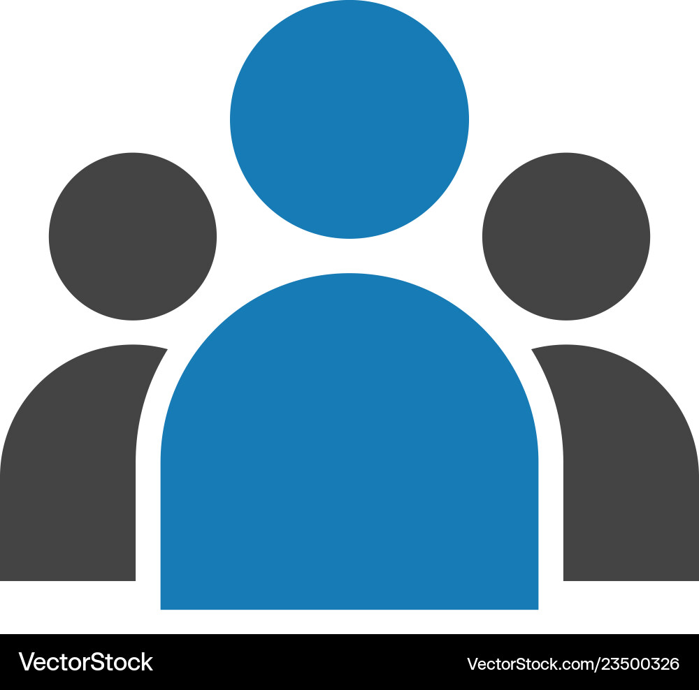 People icon graphic design template Royalty Free Vector