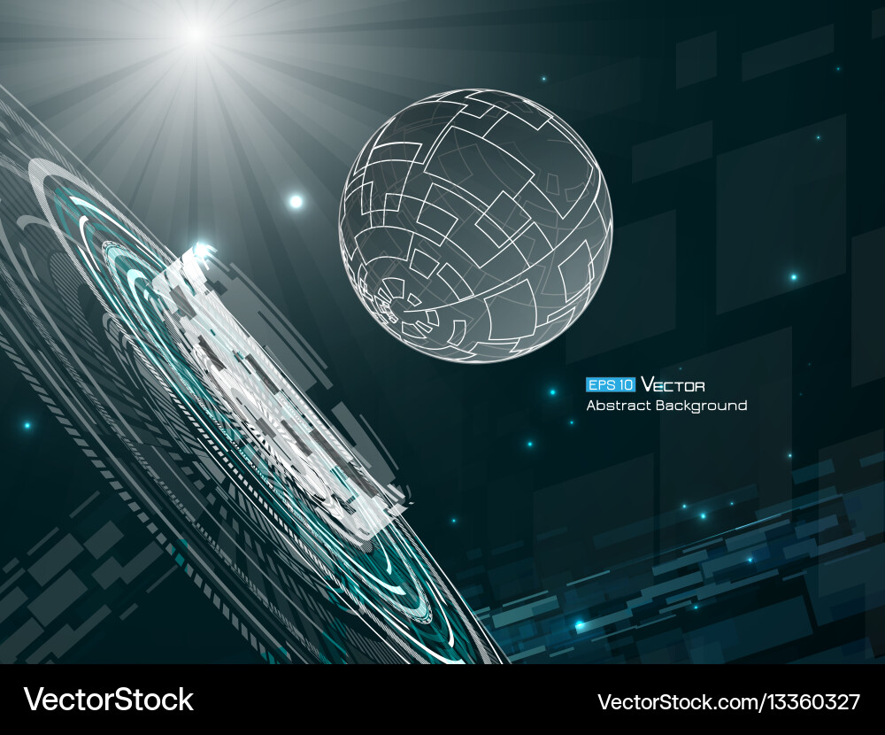 Abstract space background Royalty Free Vector Image