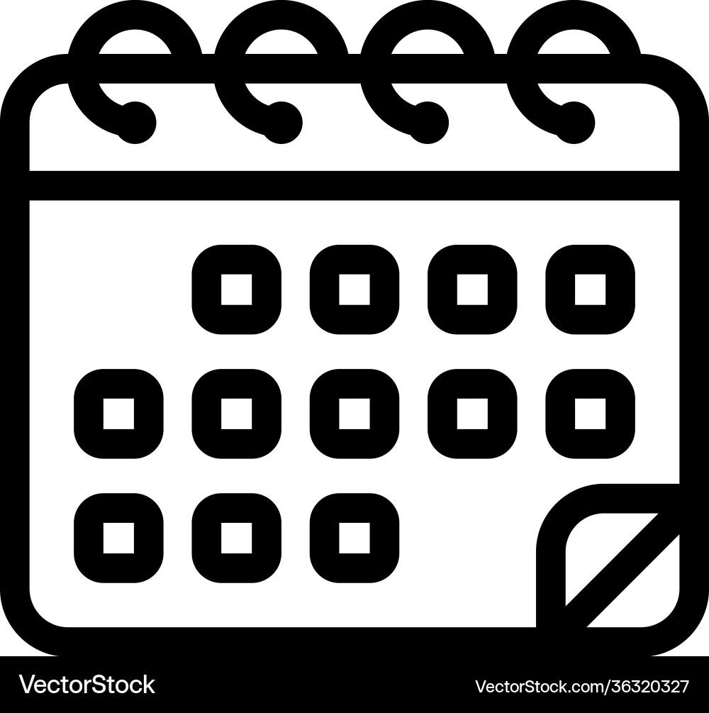 Calendar Royalty Free Vector Image - VectorStock