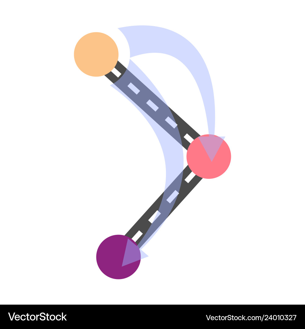 Geo location targeting with gps positioning Vector Image
