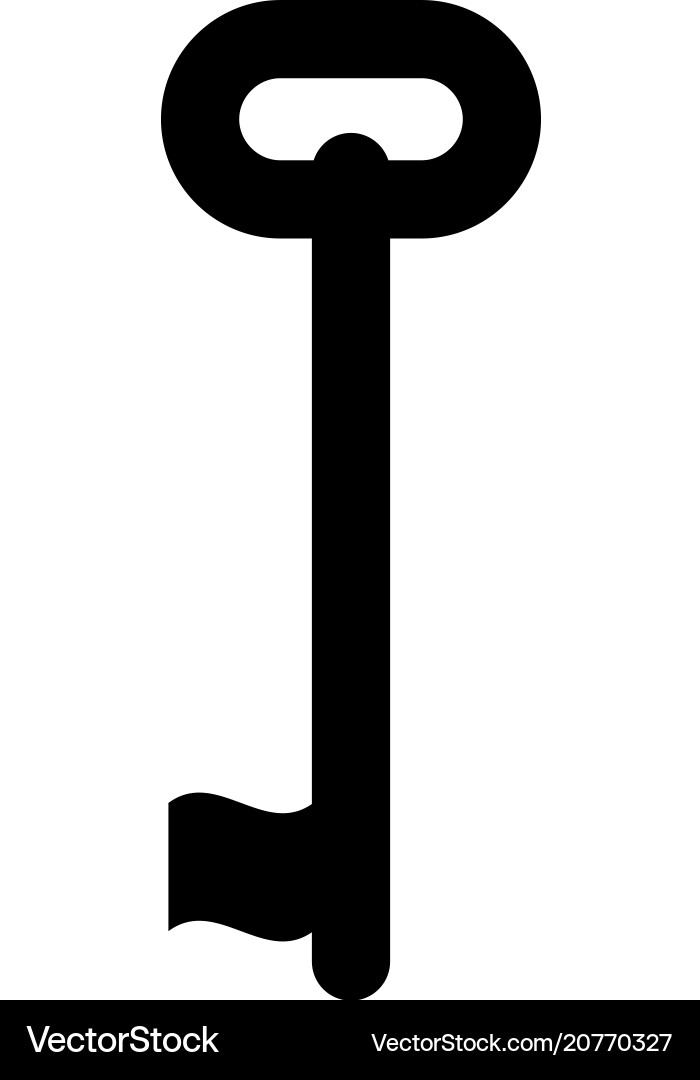 Old key Royalty Free Vector Image - VectorStock