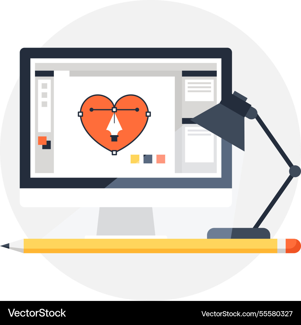 Studio flat web icon Royalty Free Vector Image