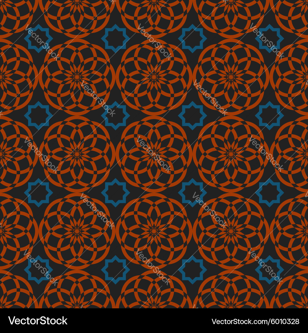 Arabic traditional seamless pattern islamic Vector Image