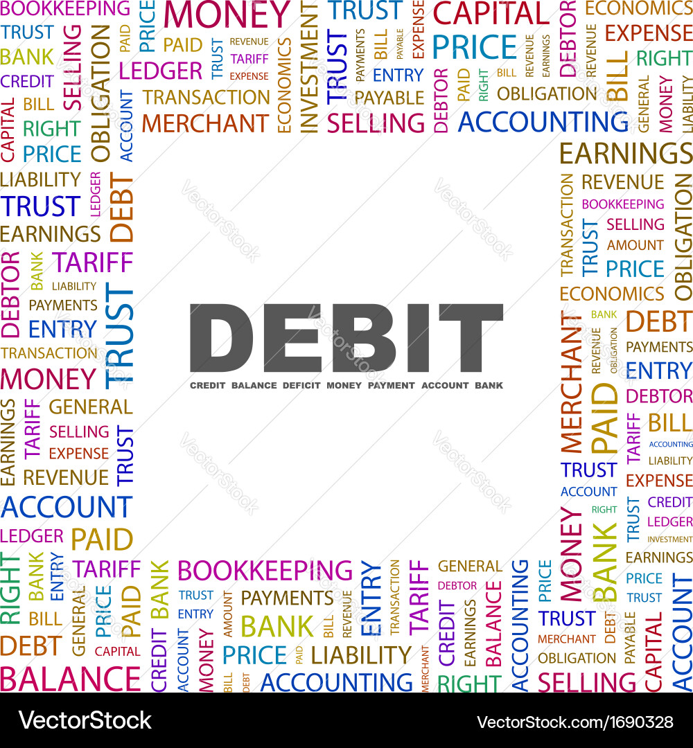 Debit Card Finance Royalty Free Vector Image - VectorStock