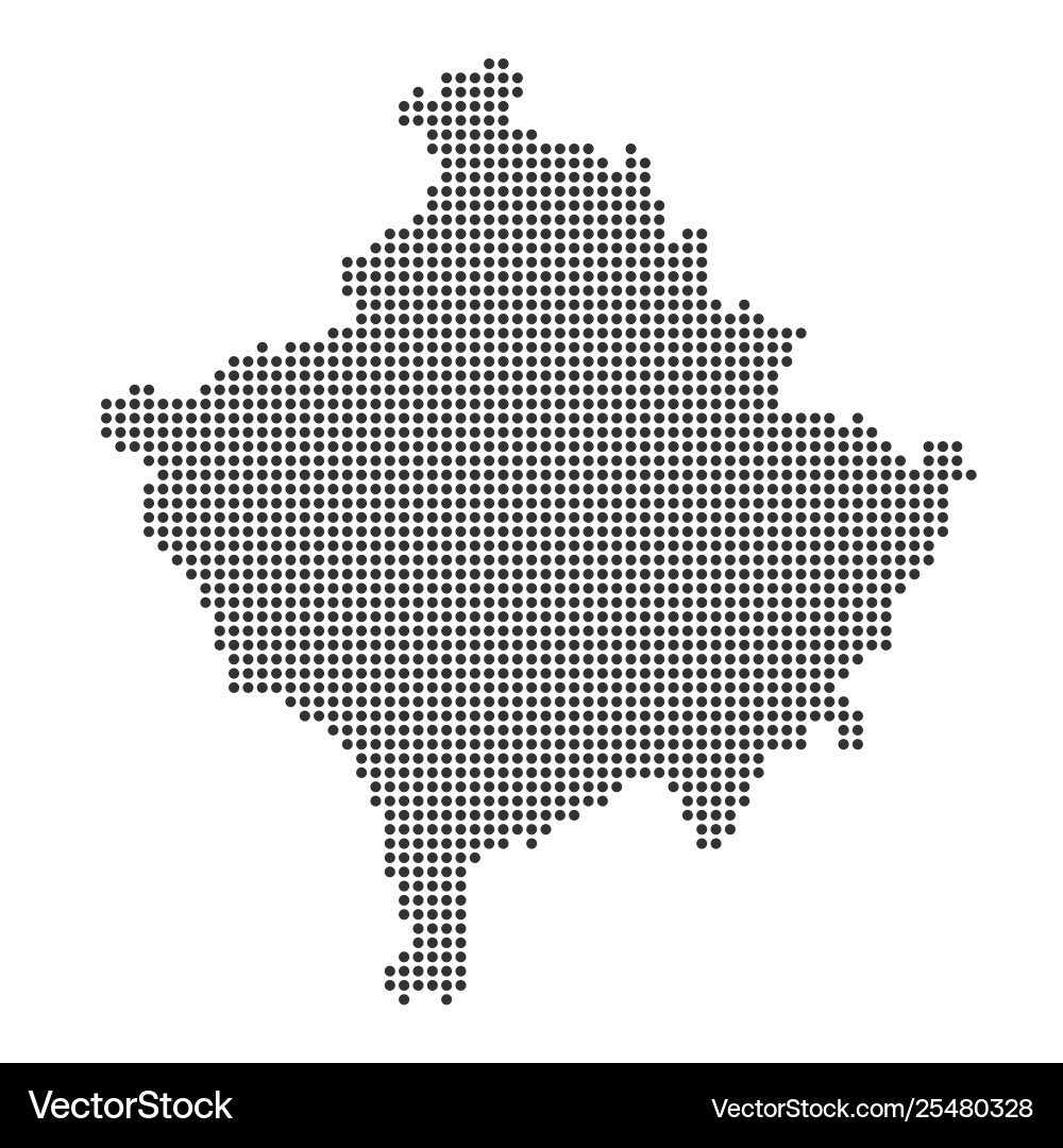 Map with dot Royalty Free Vector Image - VectorStock