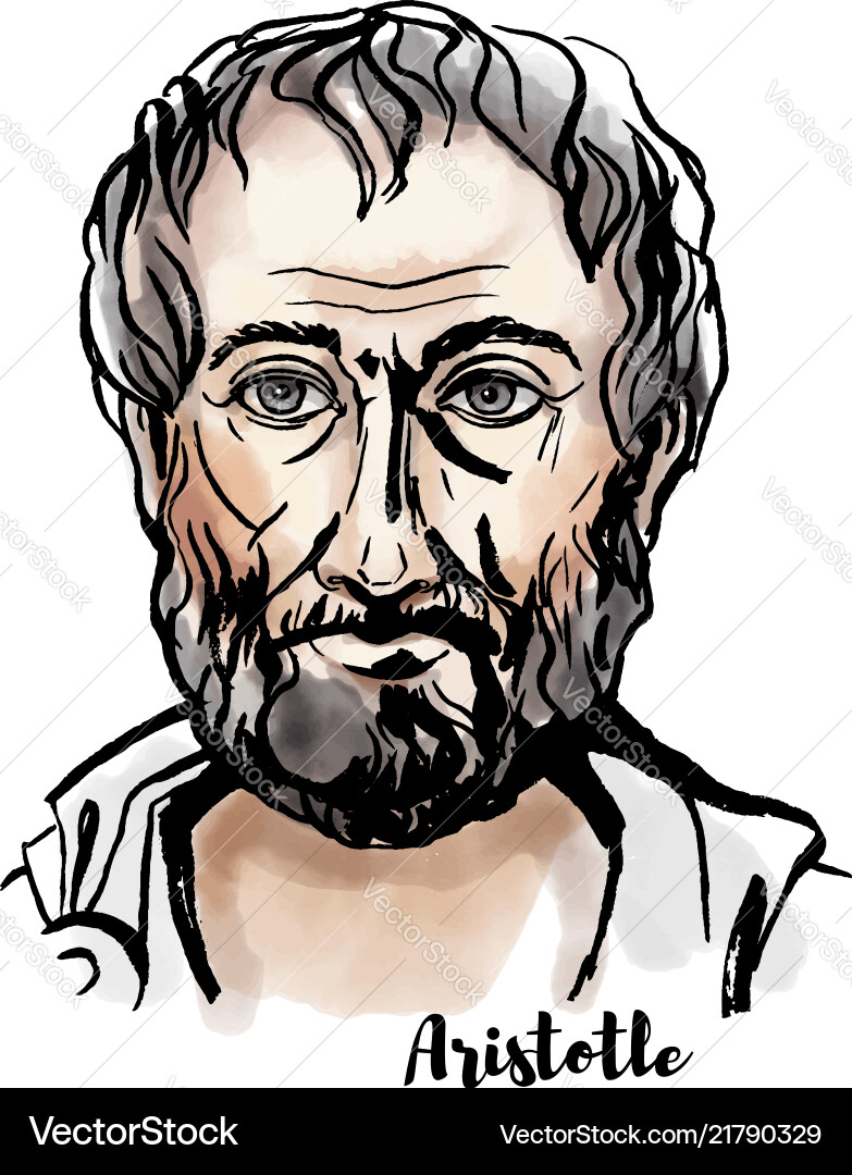 Aristotle Royalty Free Vector Image - VectorStock