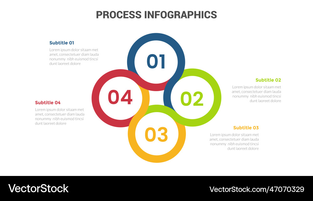Business process stage infographics template Vector Image Business process stage infographics template Vector Image