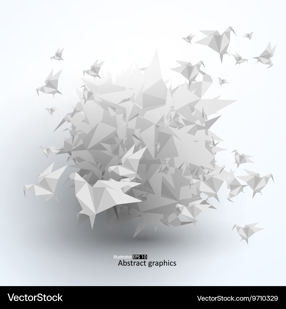 Flying paper dove Royalty Free Vector Image - VectorStock