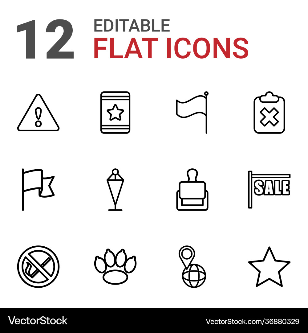 Mark icons Royalty Free Vector Image - VectorStock