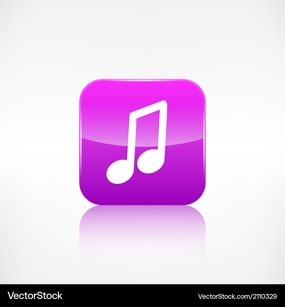 Music note icon musical background Royalty Free Vector Image