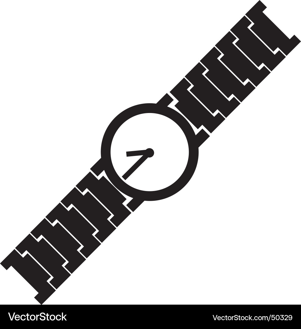 Watch Royalty Free Vector Image - VectorStock