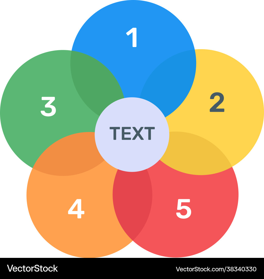Floral chart Royalty Free Vector Image - VectorStock