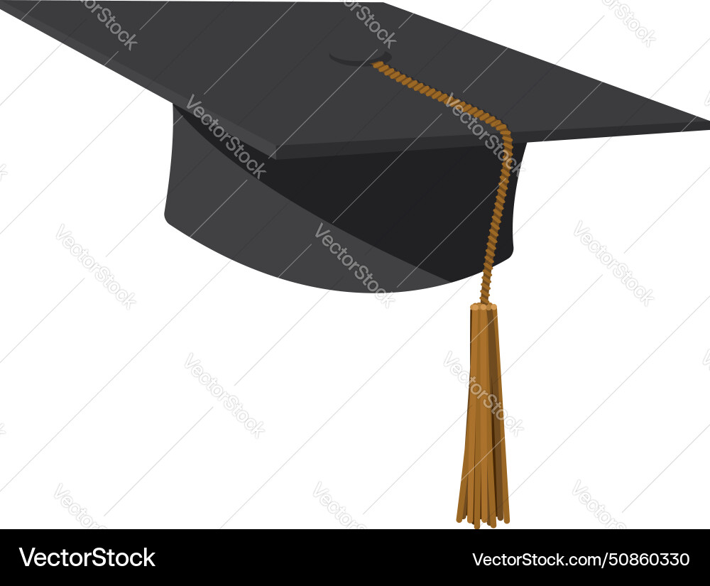 Graduation cap Royalty Free Vector Image - VectorStock