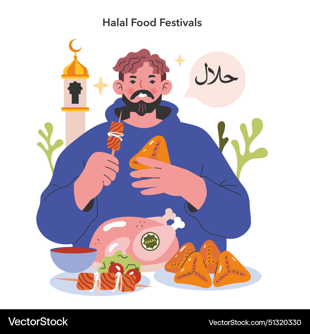 Multicultural influence flat Royalty Free Vector Image