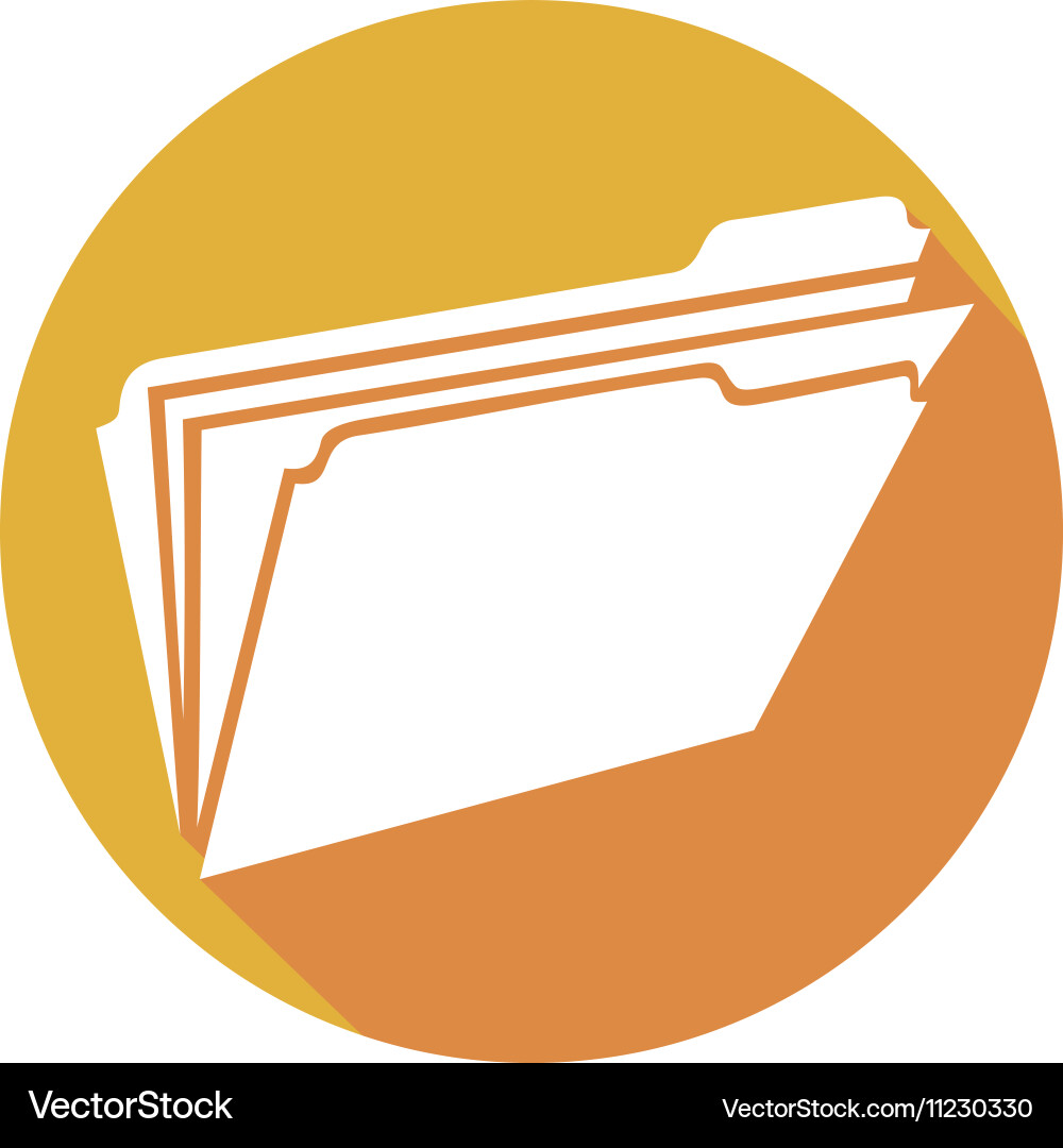 Ordner Icon Lizenzfreies Vektorbild - VectorStock