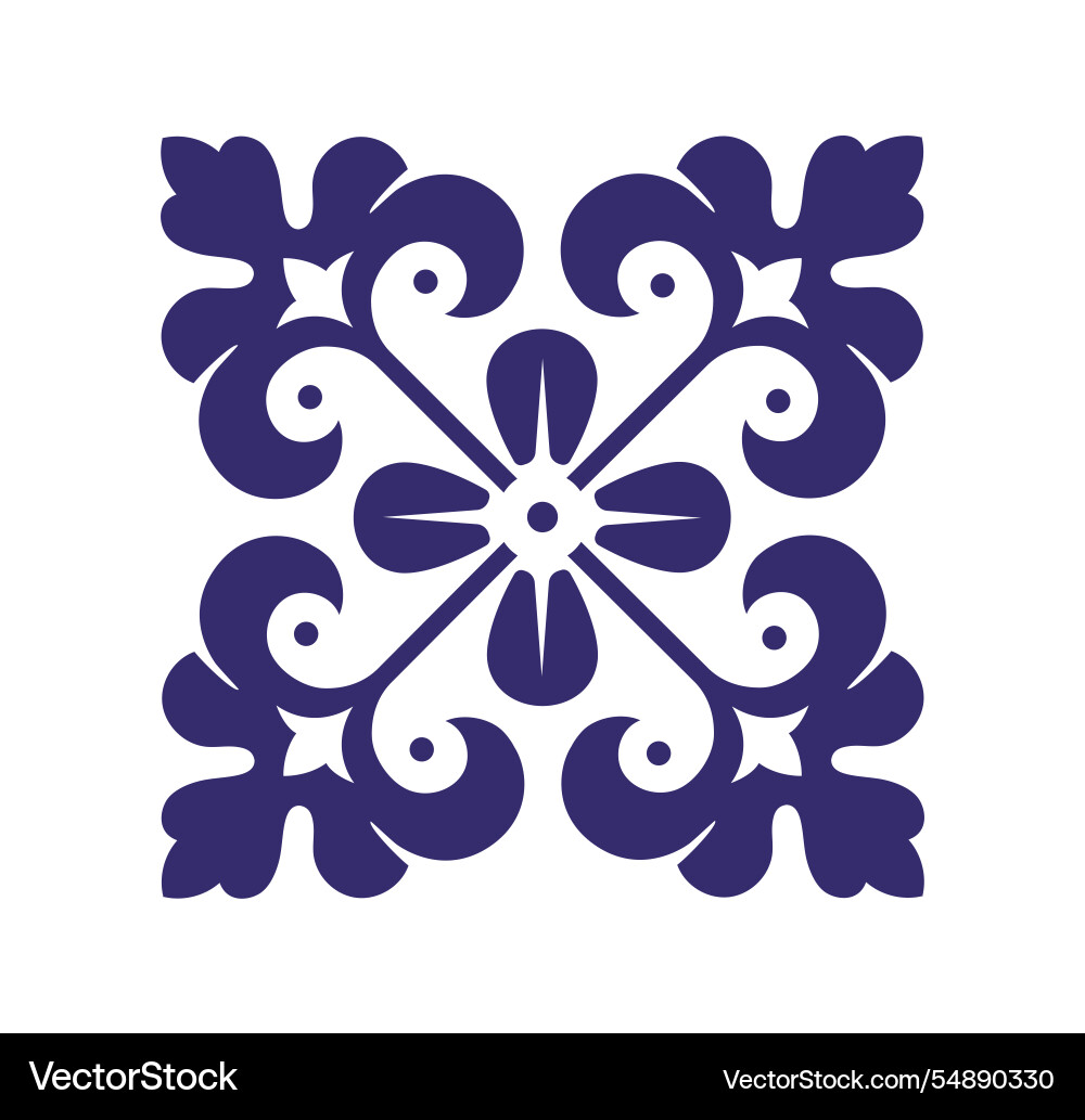 Ornamental floral pattern Royalty Free Vector Image