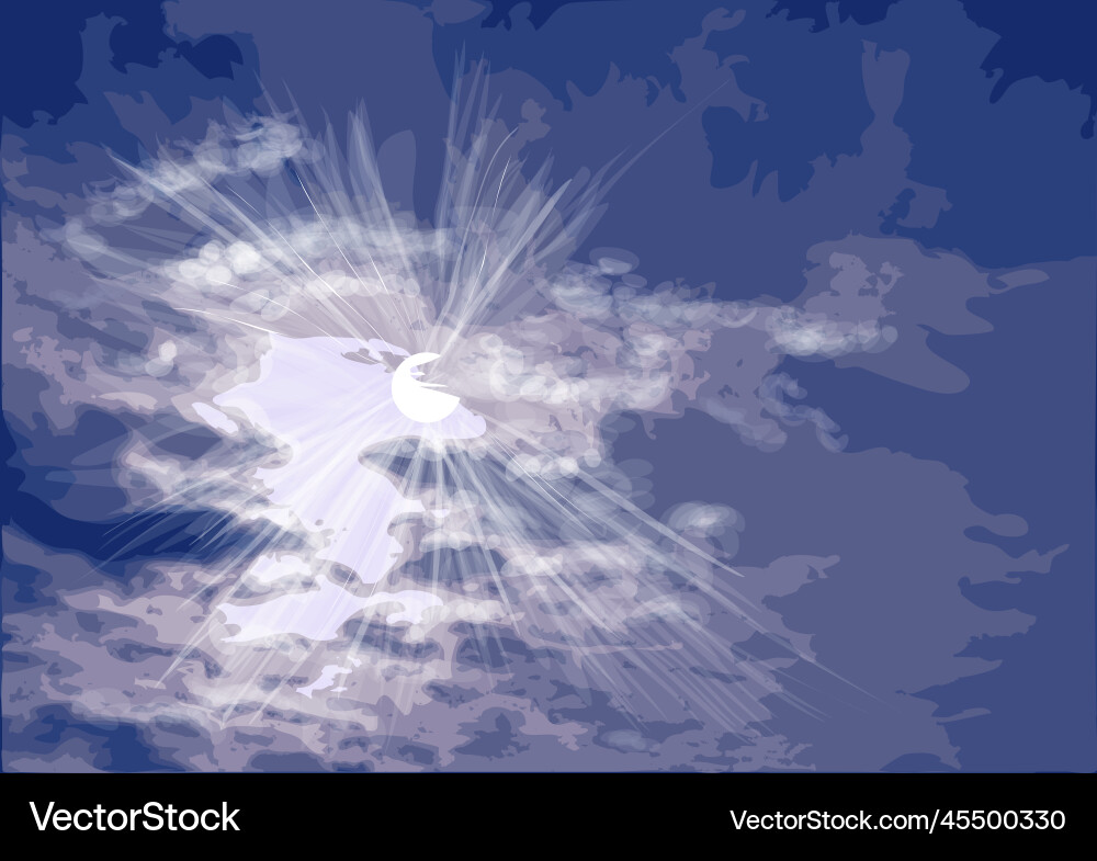 Sky Royalty Free Vector Image - VectorStock