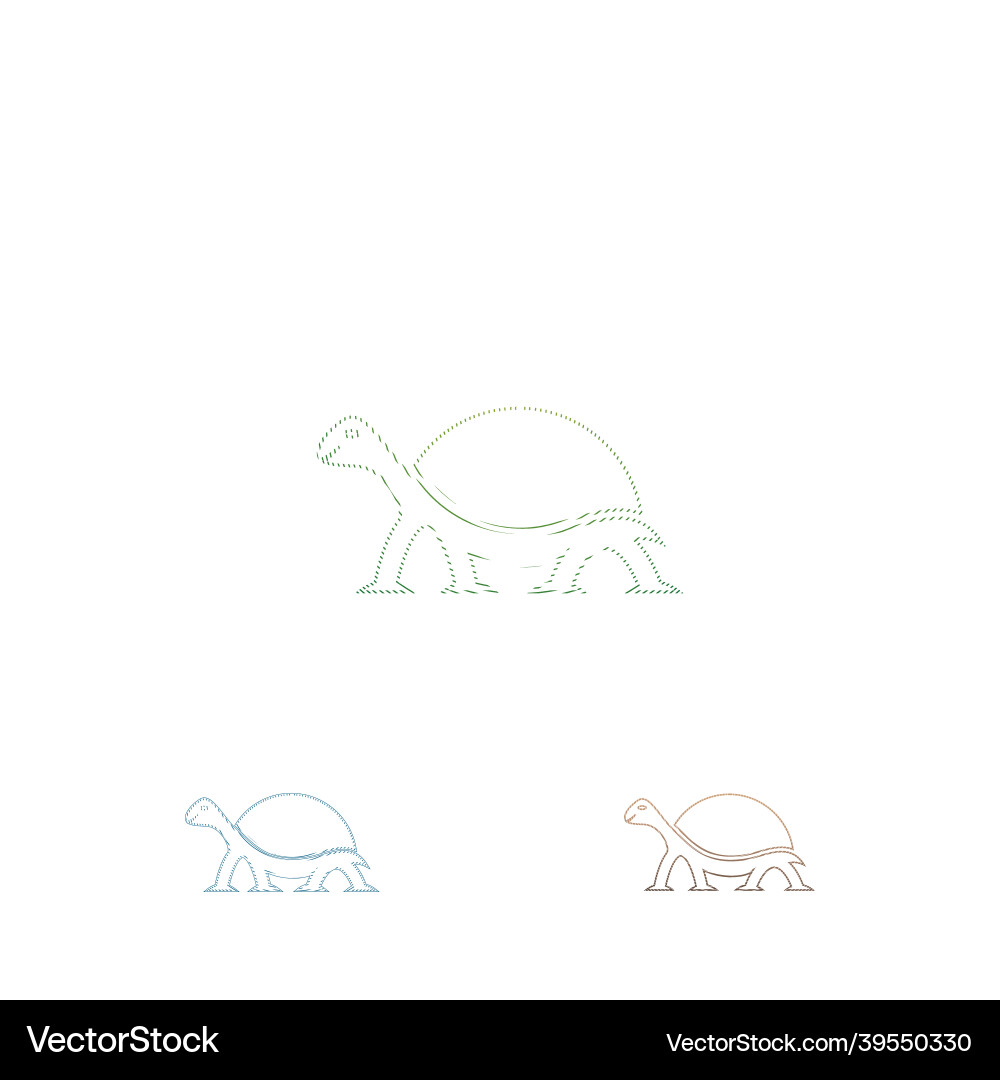 Tortoise logo design template inspiration Vector Image