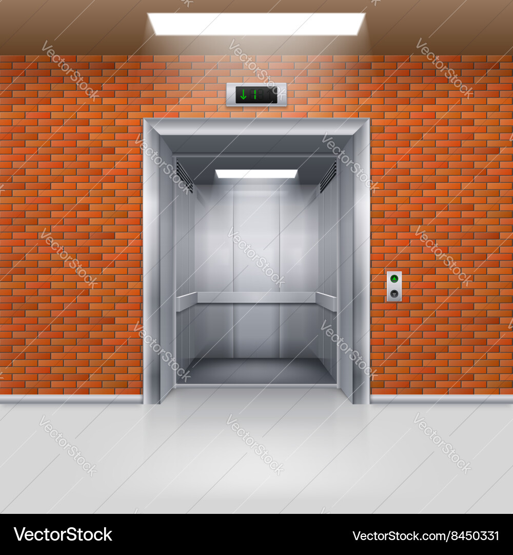 Elevator doors Royalty Free Vector Image - VectorStock