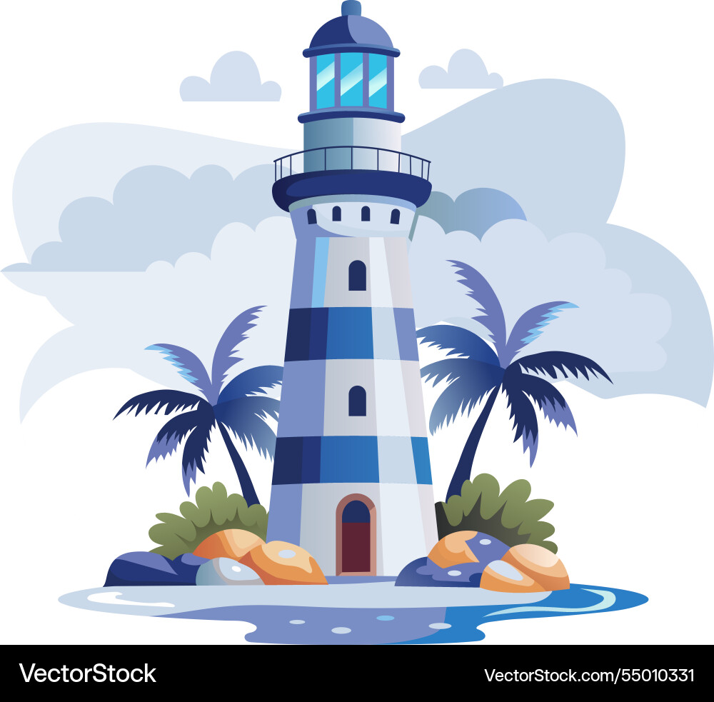 Lighthouse Royalty Free Vector Image - VectorStock