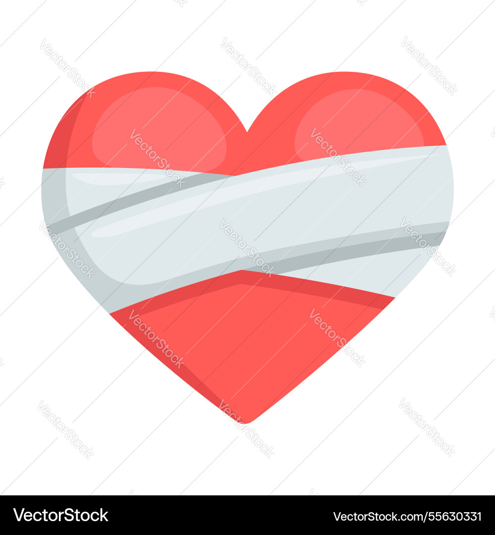 Mending heart emoji icon Royalty Free Vector Image
