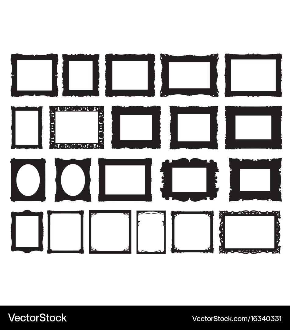 Picture frames Royalty Free Vector Image - VectorStock