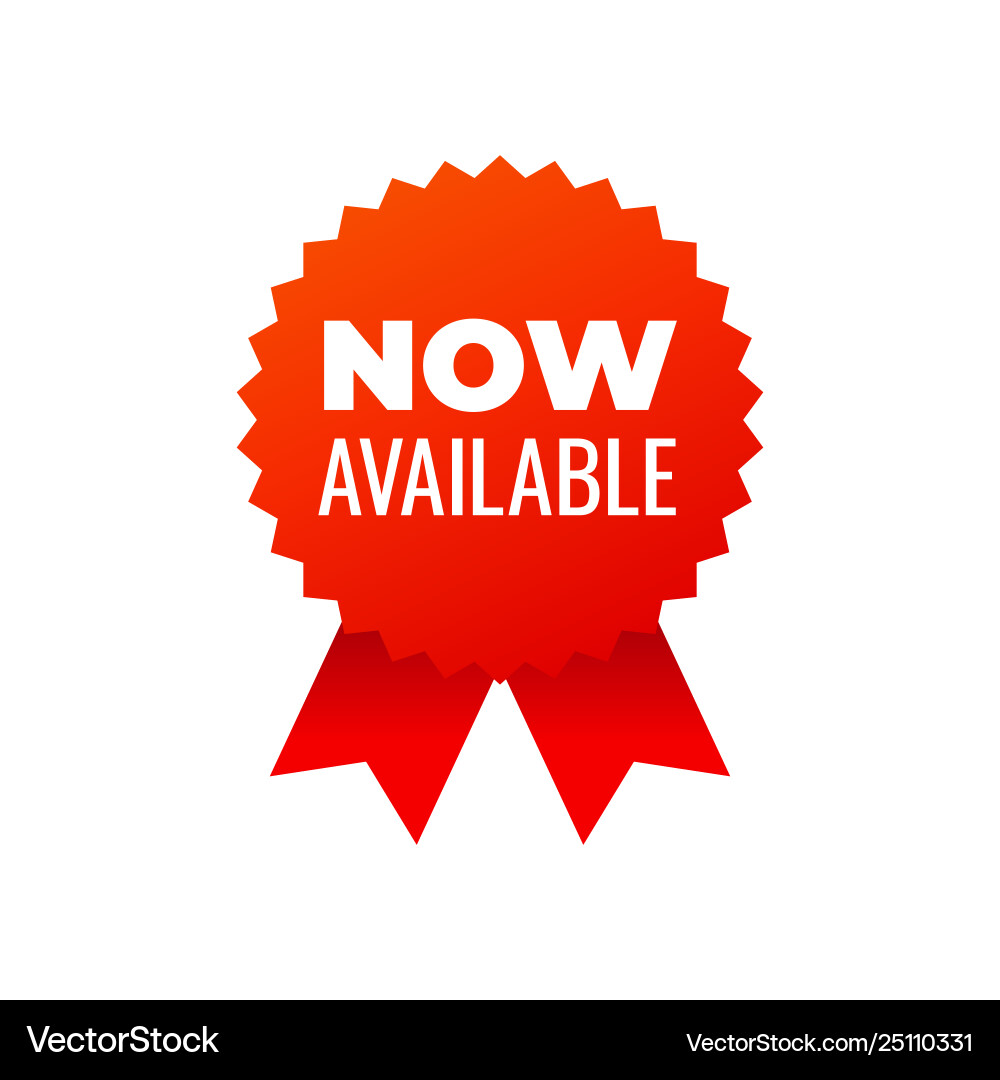 Red award medals symbol on white background now Vector Image