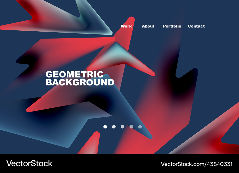 Shards shape composition abstract background web Vector Image