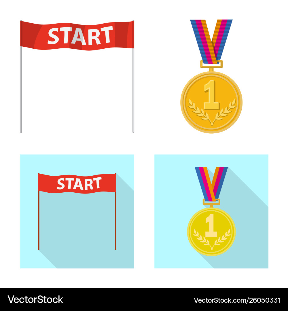 Sport and winner icon Royalty Free Vector Image