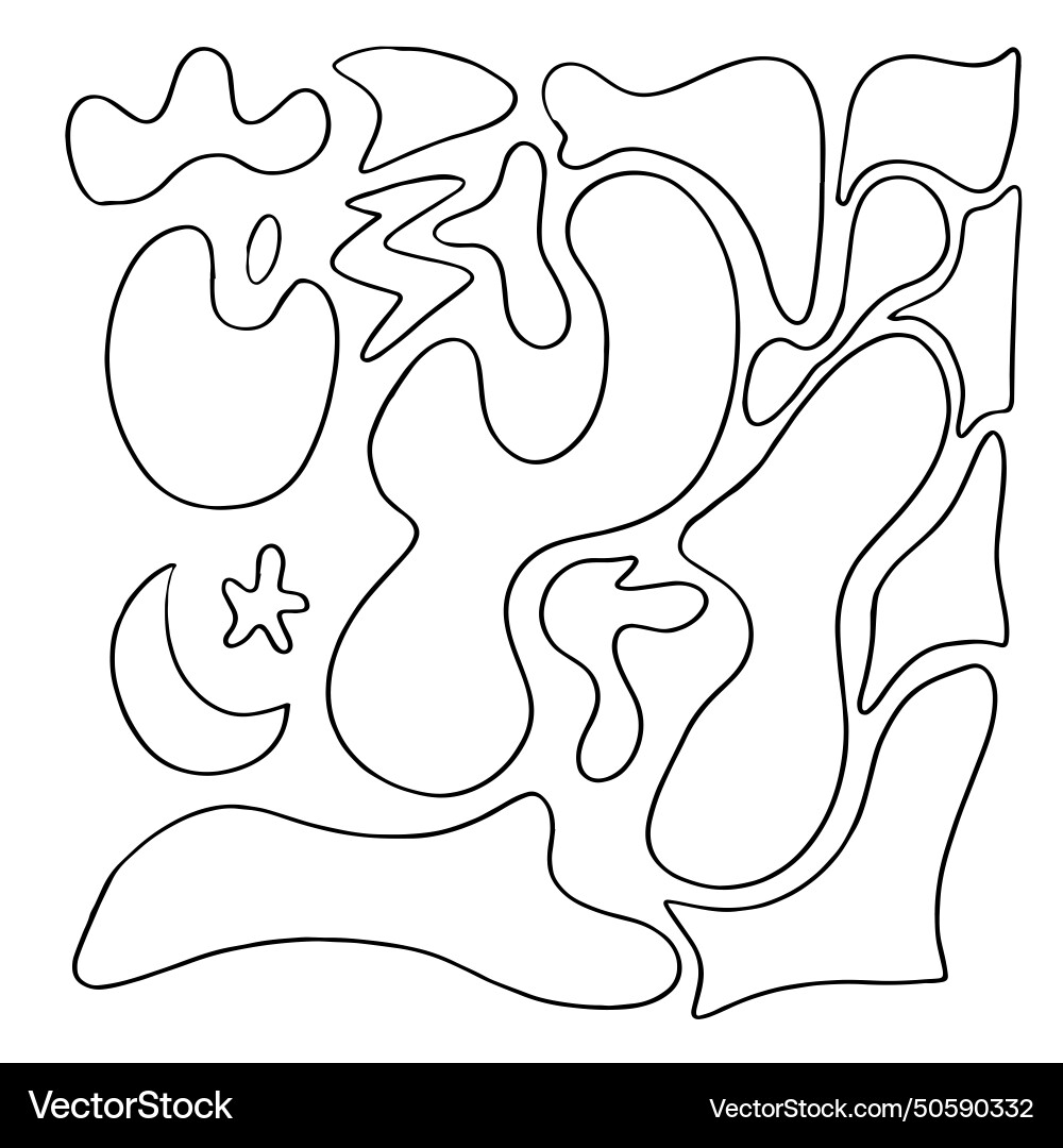 Free form Royalty Free Vector Image - VectorStock